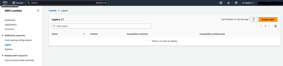 Creating an AWS Lambda Layer for Python Requests Module